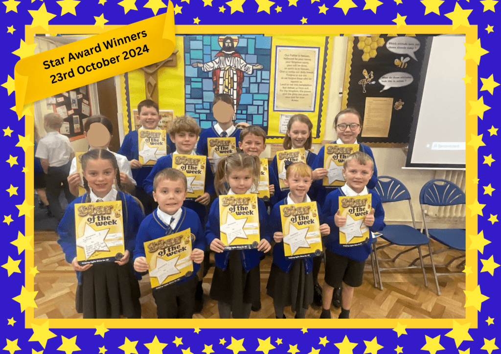 Star Award winners 23rd October 2024 - St Luke's CE Academy